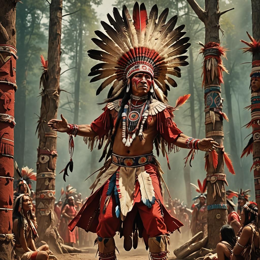 Capture the vibrant essence of Native American culture with a ...