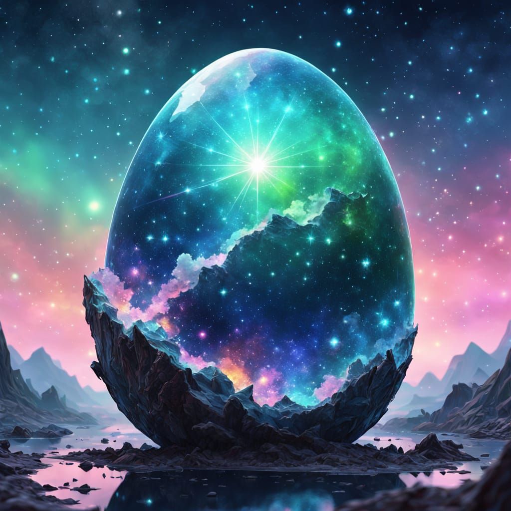Cosmic Easter Egg. - Cosmic Easter Egg.
