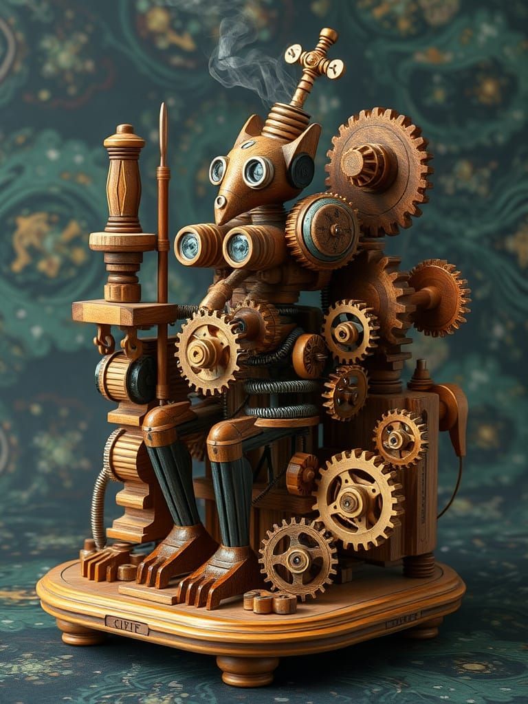 Patchwork Cybercraft Cybersteamcorepunk Doodads Zoomorphic Automata