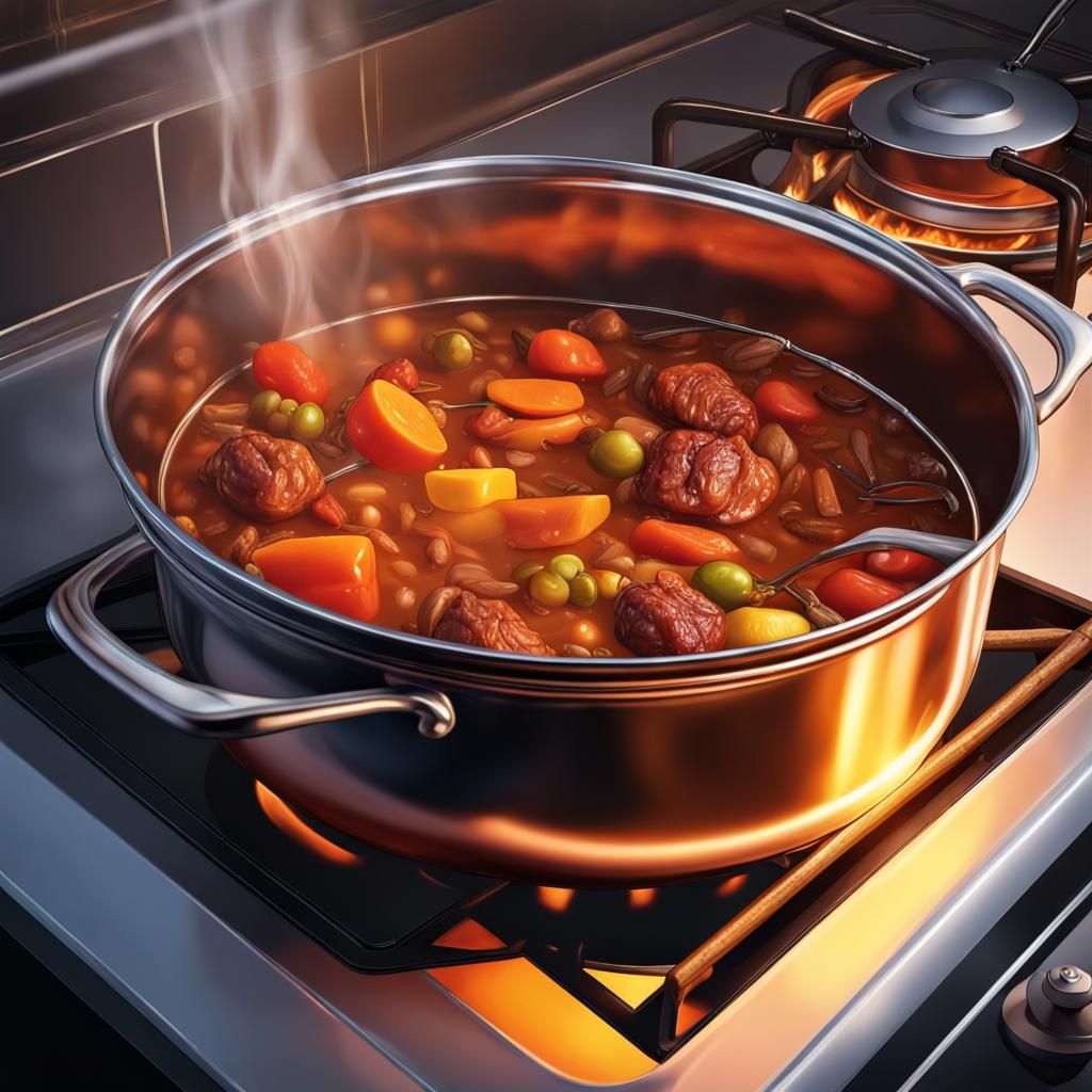 Pot of Stew - AI Generated Artwork - NightCafe Creator