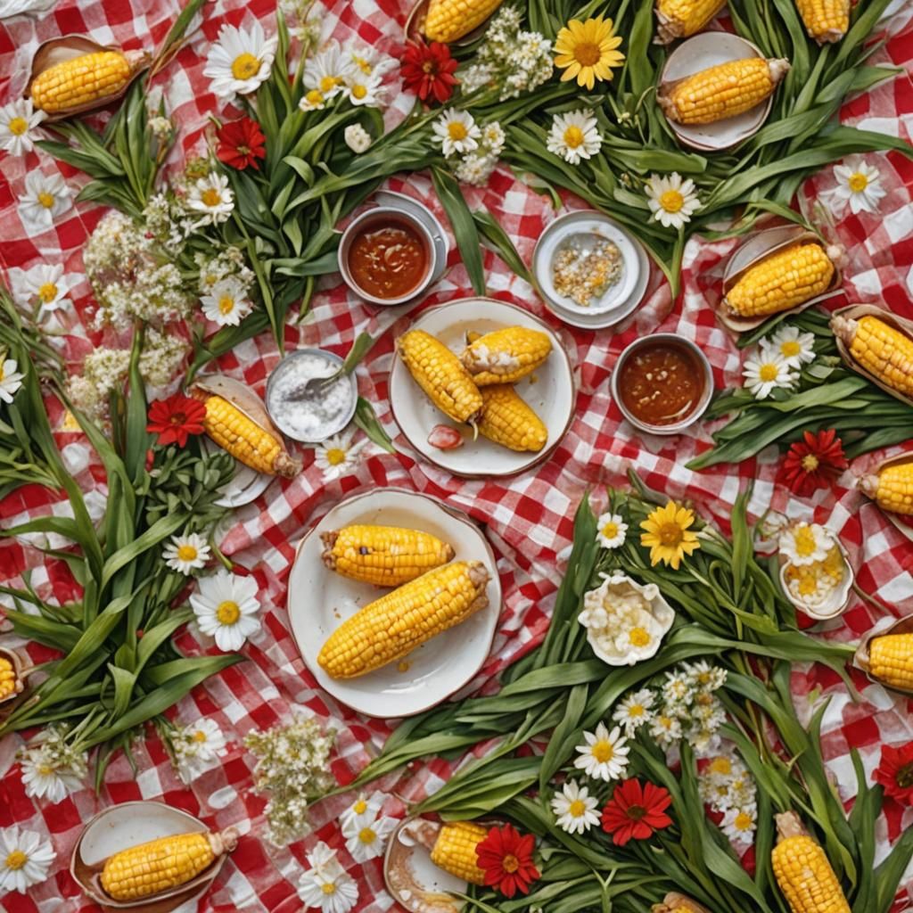Sweet Corn Summer - AI Generated Artwork - NightCafe Creator
