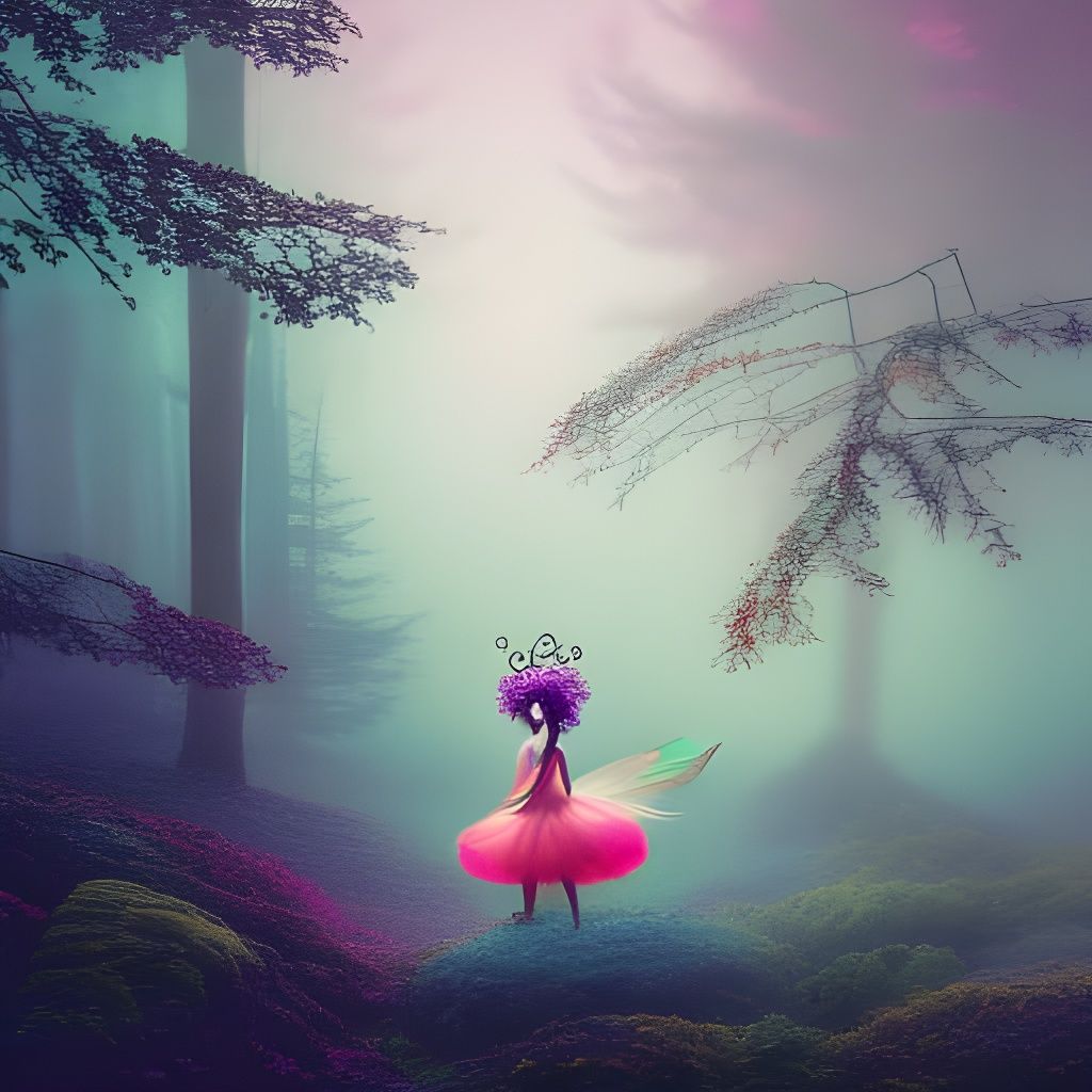 Funky Fairy - AI Generated Artwork - NightCafe Creator