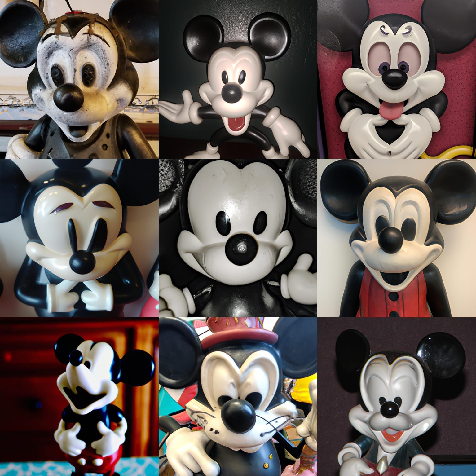 The most disturbing picture of Mickey Mouse ever taken - AI Generated ...