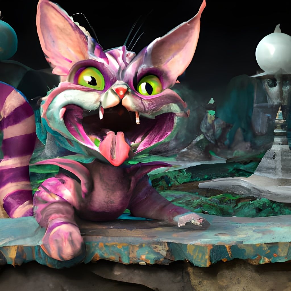 Cheshire Cat - AI Generated Artwork - NightCafe Creator