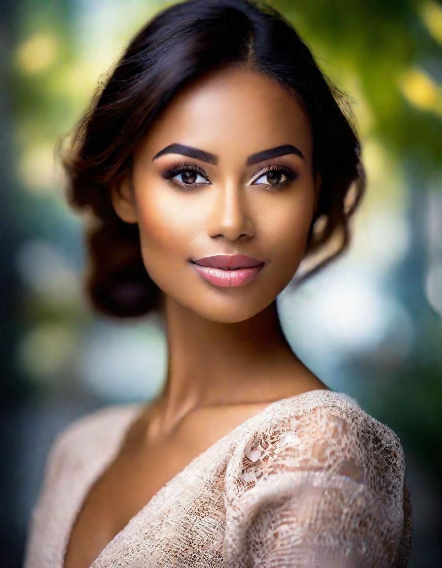 ultrarealistic stunning beautiful woman, dainty, exquisite facial ...