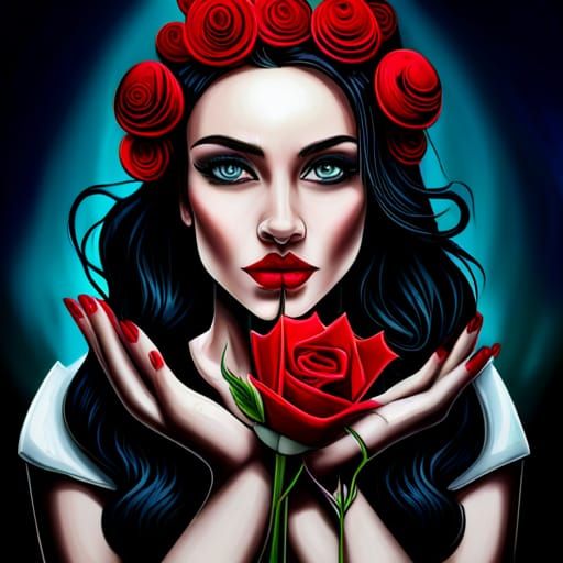 The Red Queen - AI Generated Artwork - NightCafe Creator