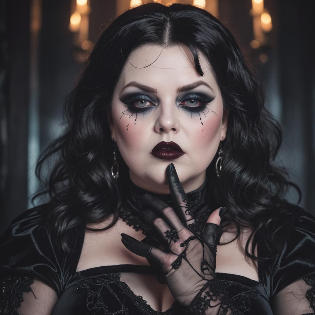 Goth goddess - AI Generated Artwork - NightCafe Creator