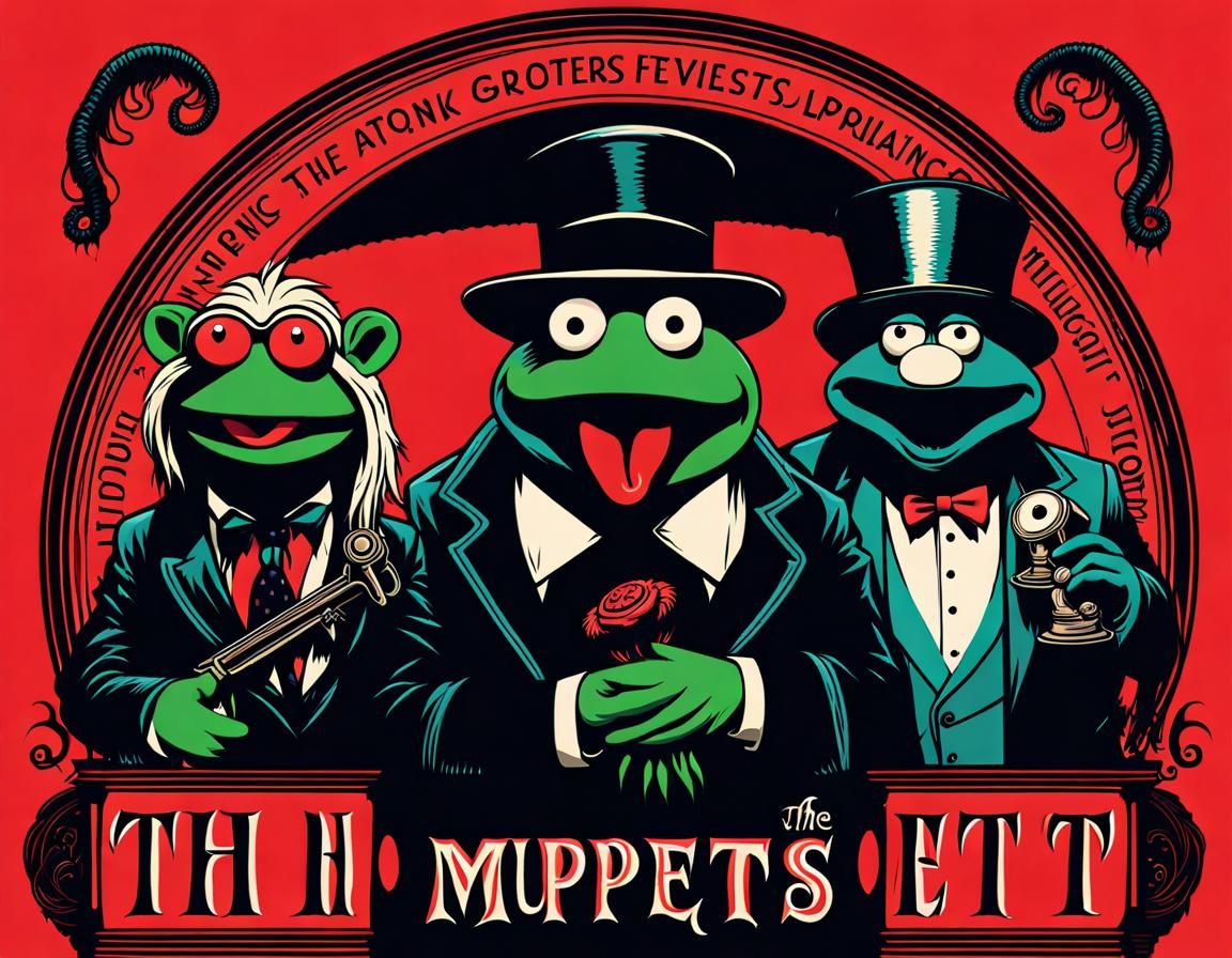The Dark Muppets 🐸 - AI Generated Artwork - NightCafe Creator