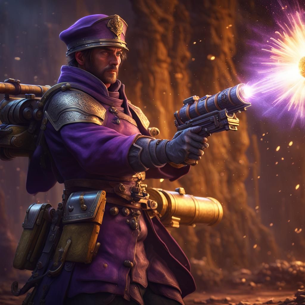 Arcane Disruptor Cannon - AI Generated Artwork - NightCafe Creator