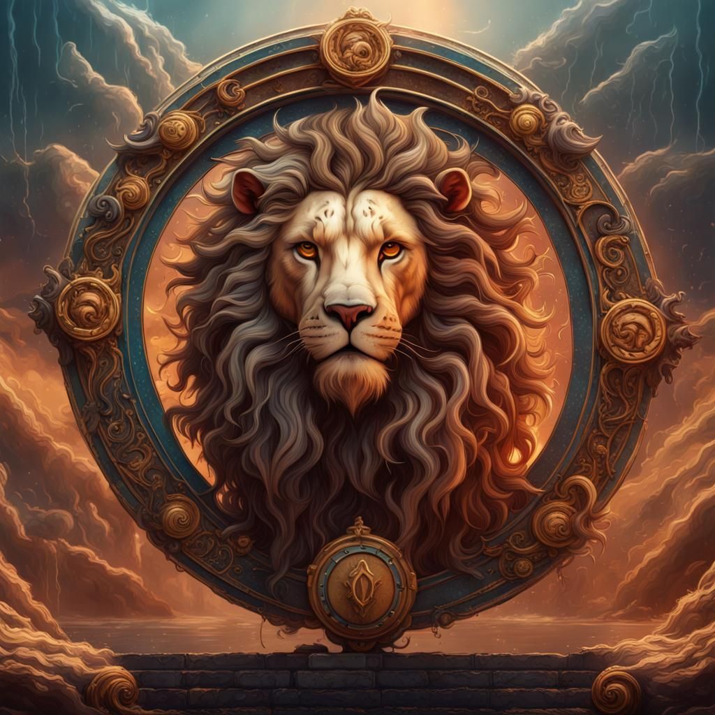 Leo zodiac sign old art style - AI Generated Artwork - NightCafe Creator