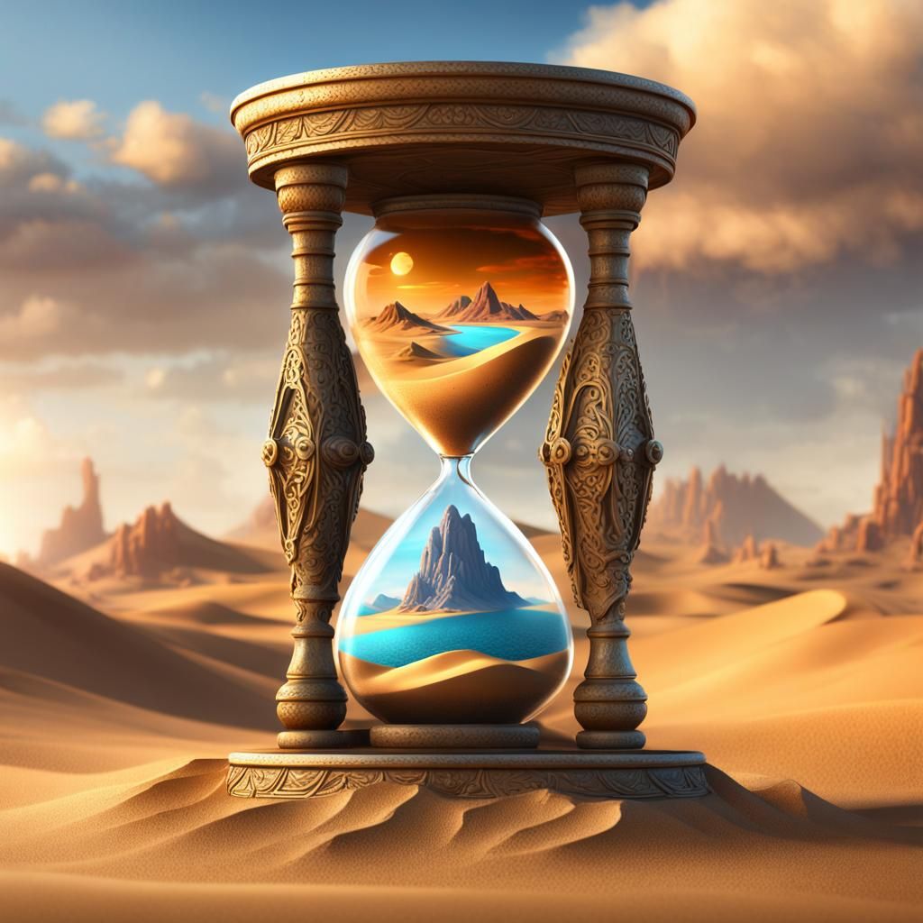 Time Keeps on Slipping - AI Generated Artwork - NightCafe Creator