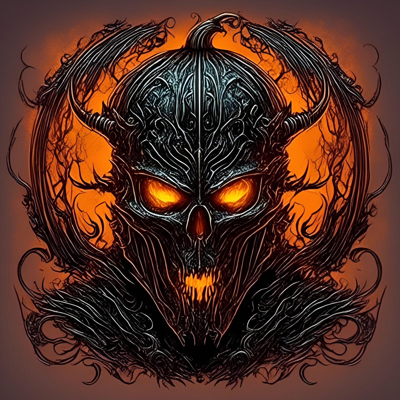 Hell-o-ween - AI Generated Artwork - NightCafe Creator
