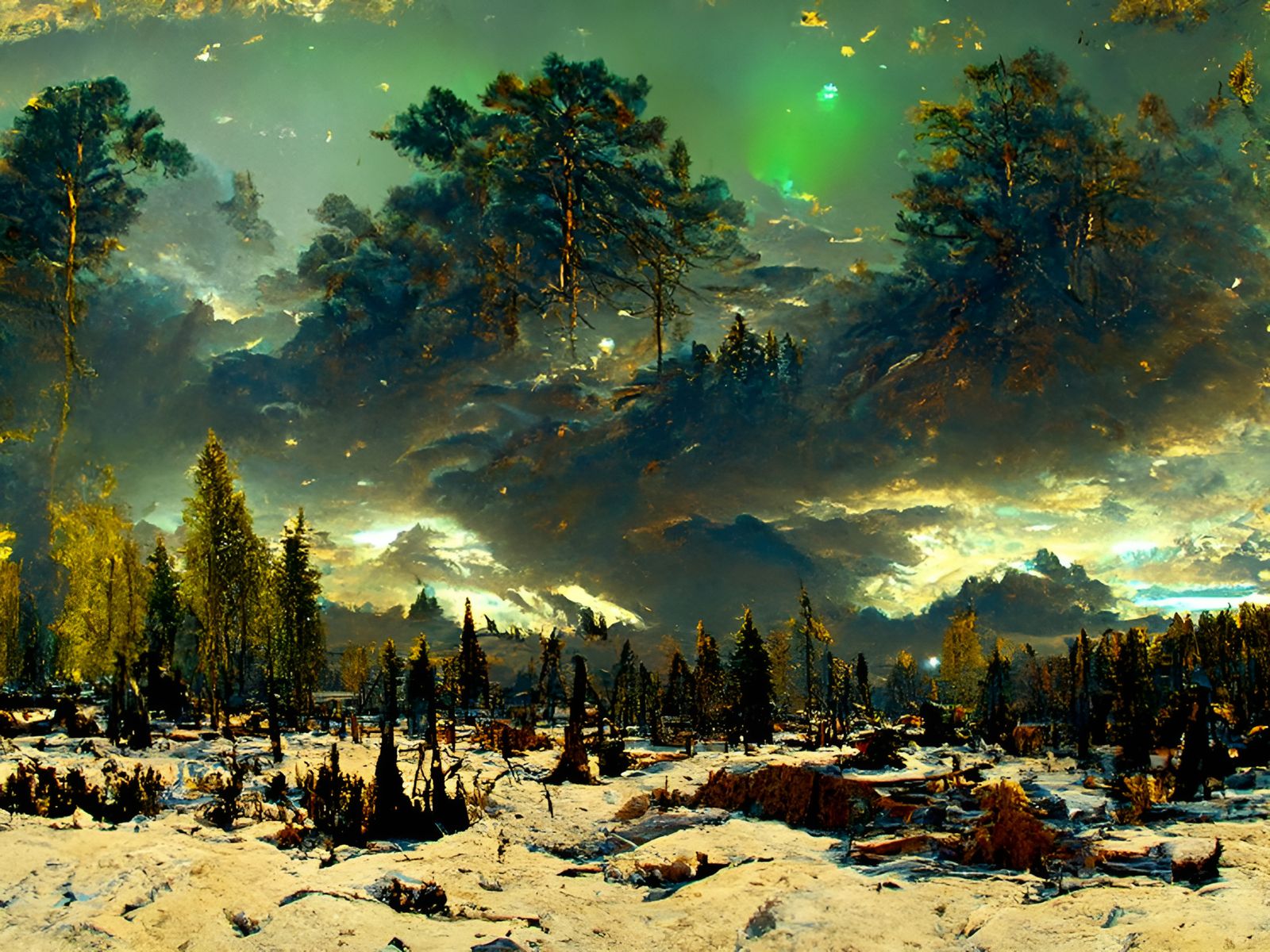 A Reflection of the Sky - AI Generated Artwork - NightCafe Creator