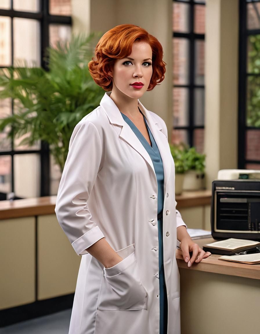 Molly Ringwald, MD - AI Generated Artwork - NightCafe Creator