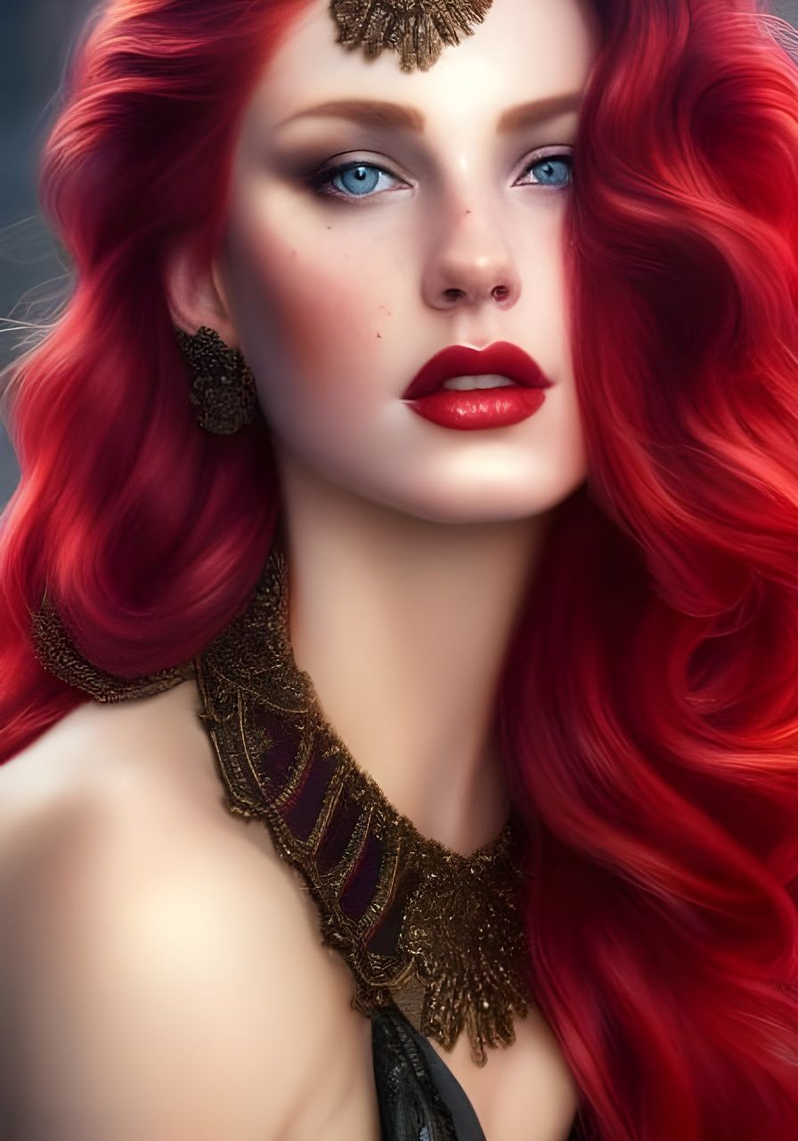 Josephine (The Thursday Redheads, Portrait #4) - AI Generated Artwork - NightCafe Creator