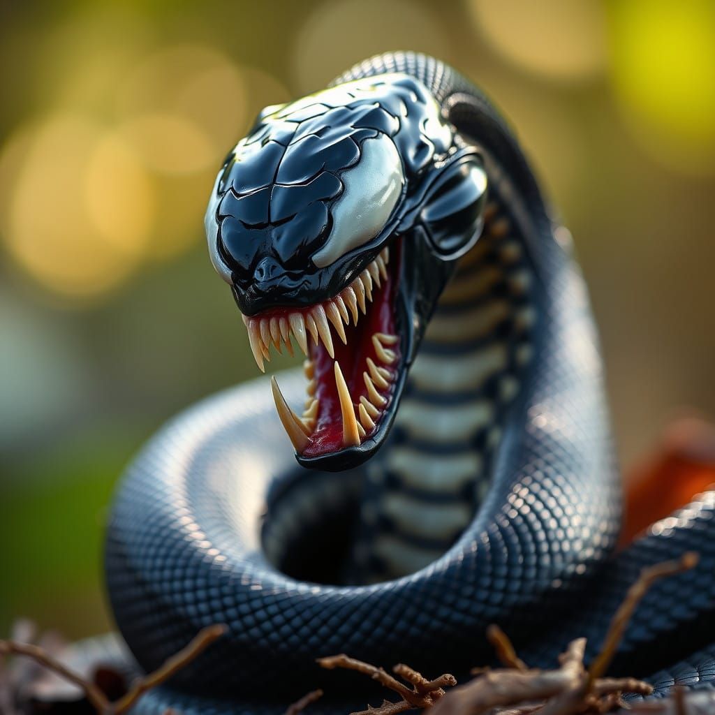 Venom Symbiote Snake - Venom Symbiote Snake in Professional...