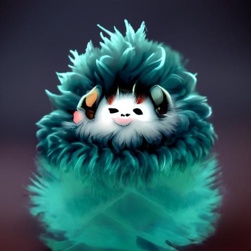 Fluffy Creature - AI Generated Artwork - NightCafe Creator