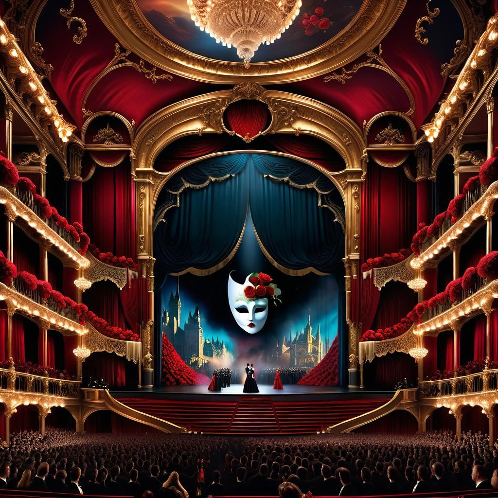 The Phantom of the Opera - AI Generated Artwork - NightCafe Creator