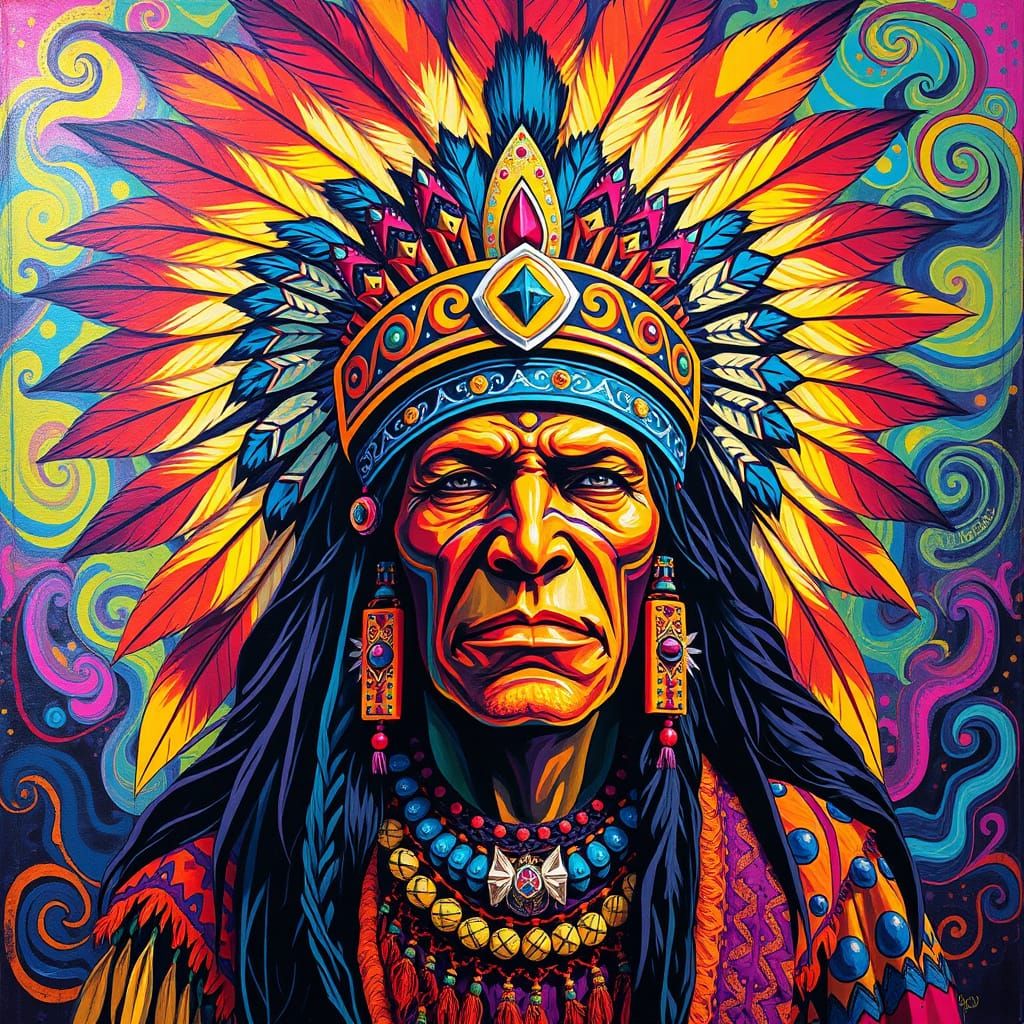 psychedelic native American shaman - Native American Shaman ...