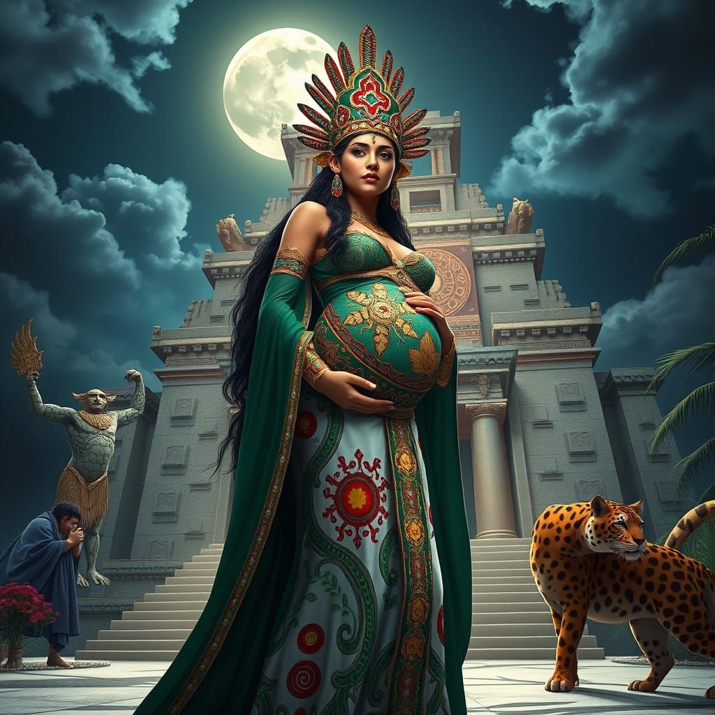Ix Chel Mayan Goddess of the Moon, Fertility, Magic and Weaving