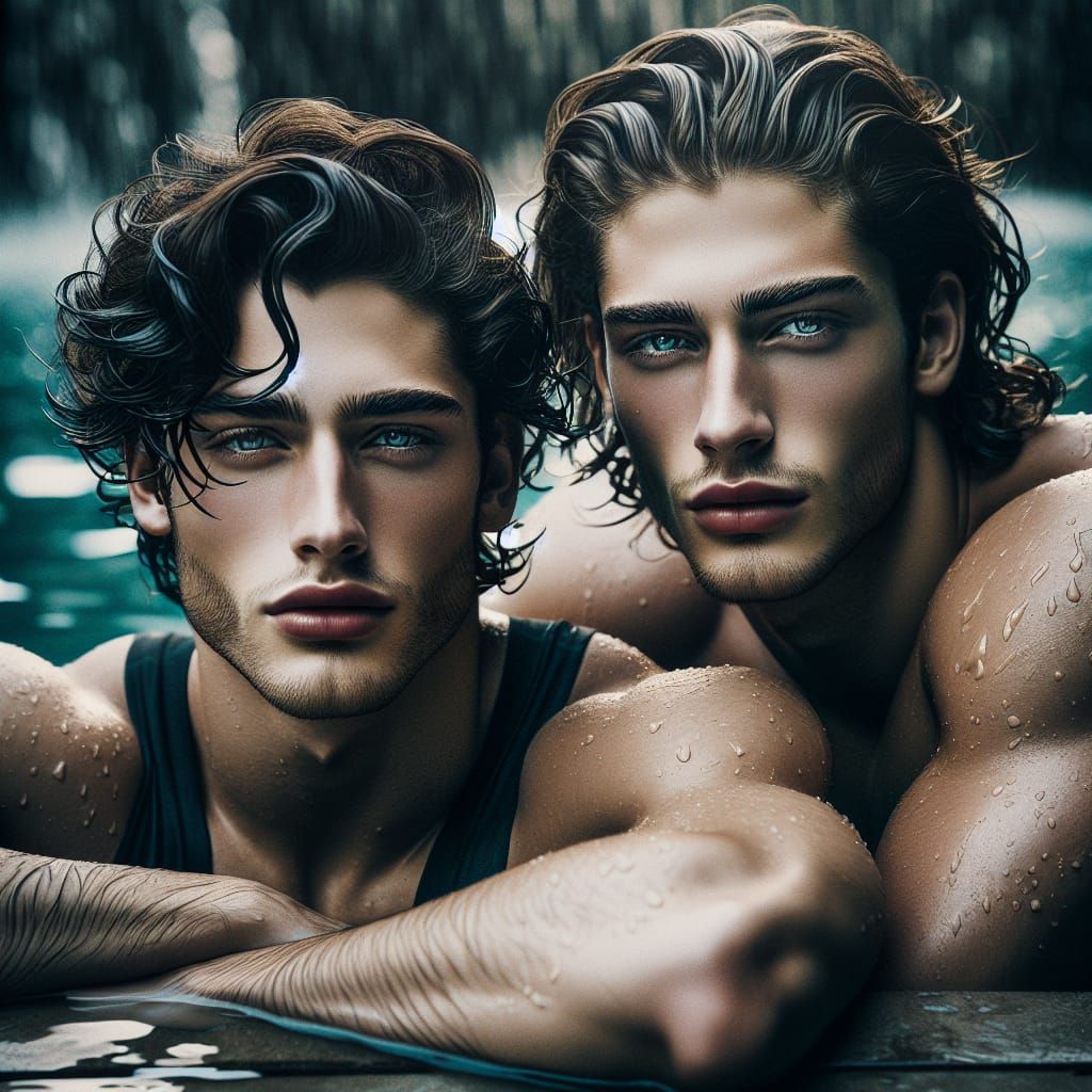 Pool_Bros_NC_Dalle3_Cin - AI Generated Artwork - NightCafe Creator