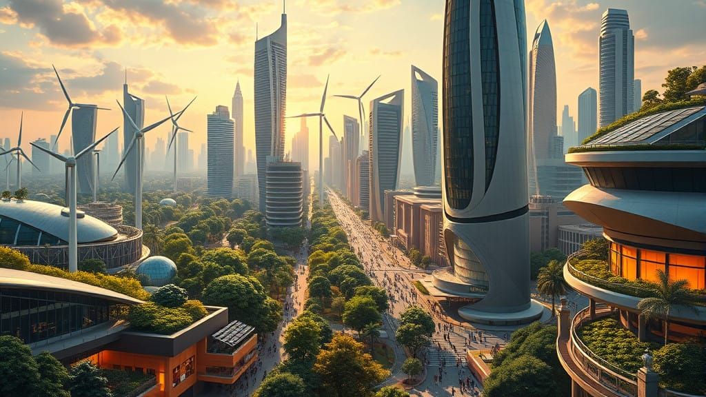 Solarpunk city - Solarpunk city
