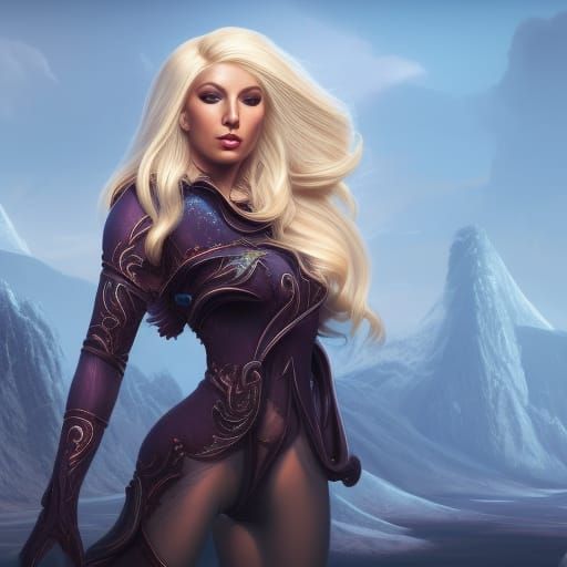 blond bombshell - AI Generated Artwork - NightCafe Creator