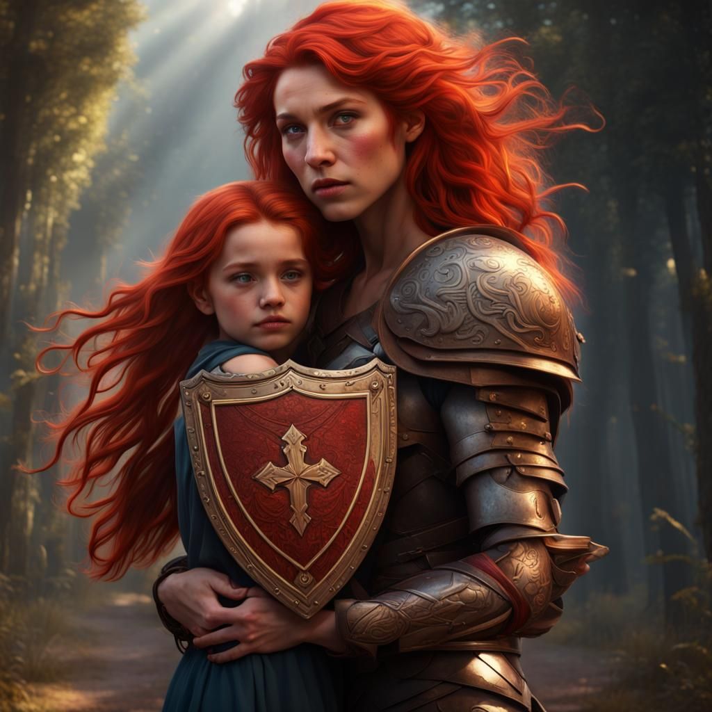 Protecting shield - AI Generated Artwork - NightCafe Creator