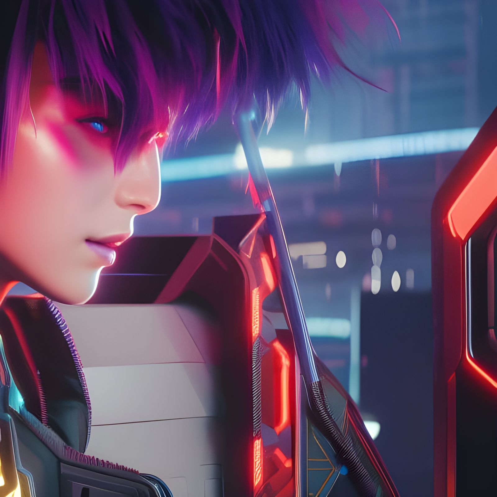 Netrunner: The Power of Sound - AI Generated Artwork - NightCafe Creator