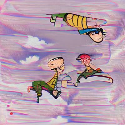 Ed, Edd & Eddy - AI Generated Artwork - NightCafe Creator