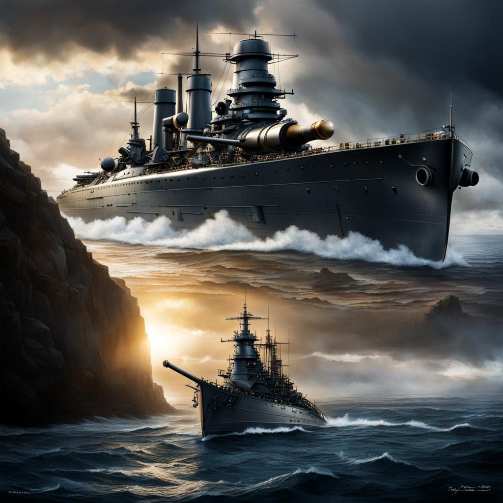 Steampunk Battleships - AI Generated Artwork - NightCafe Creator