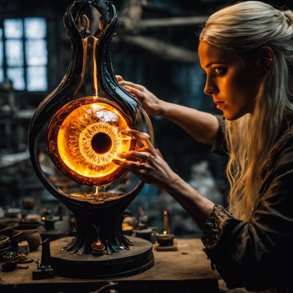 sentient glass eye - AI Generated Artwork - NightCafe Creator