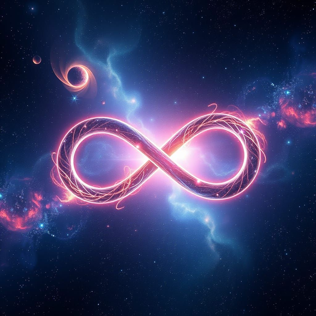 Cosmic infinity number - Cosmic Infinity Radiates Vibrant St...