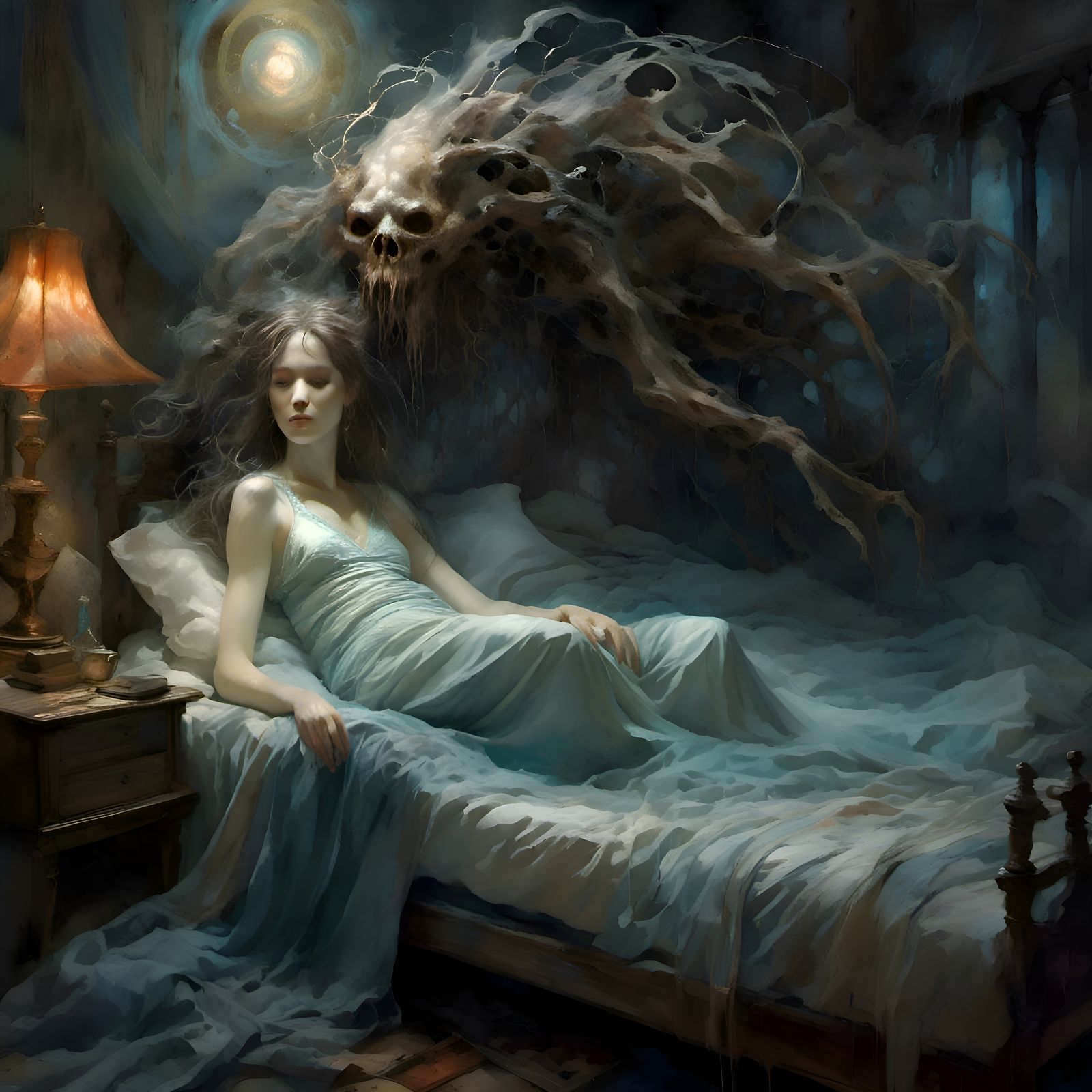 Sleep Demon - AI Generated Artwork - NightCafe Creator