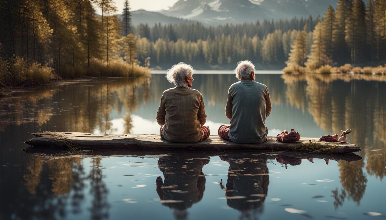 Reflecting life - AI Generated Artwork - NightCafe Creator