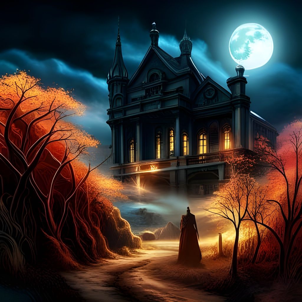 Nighttime visitor - AI Generated Artwork - NightCafe Creator