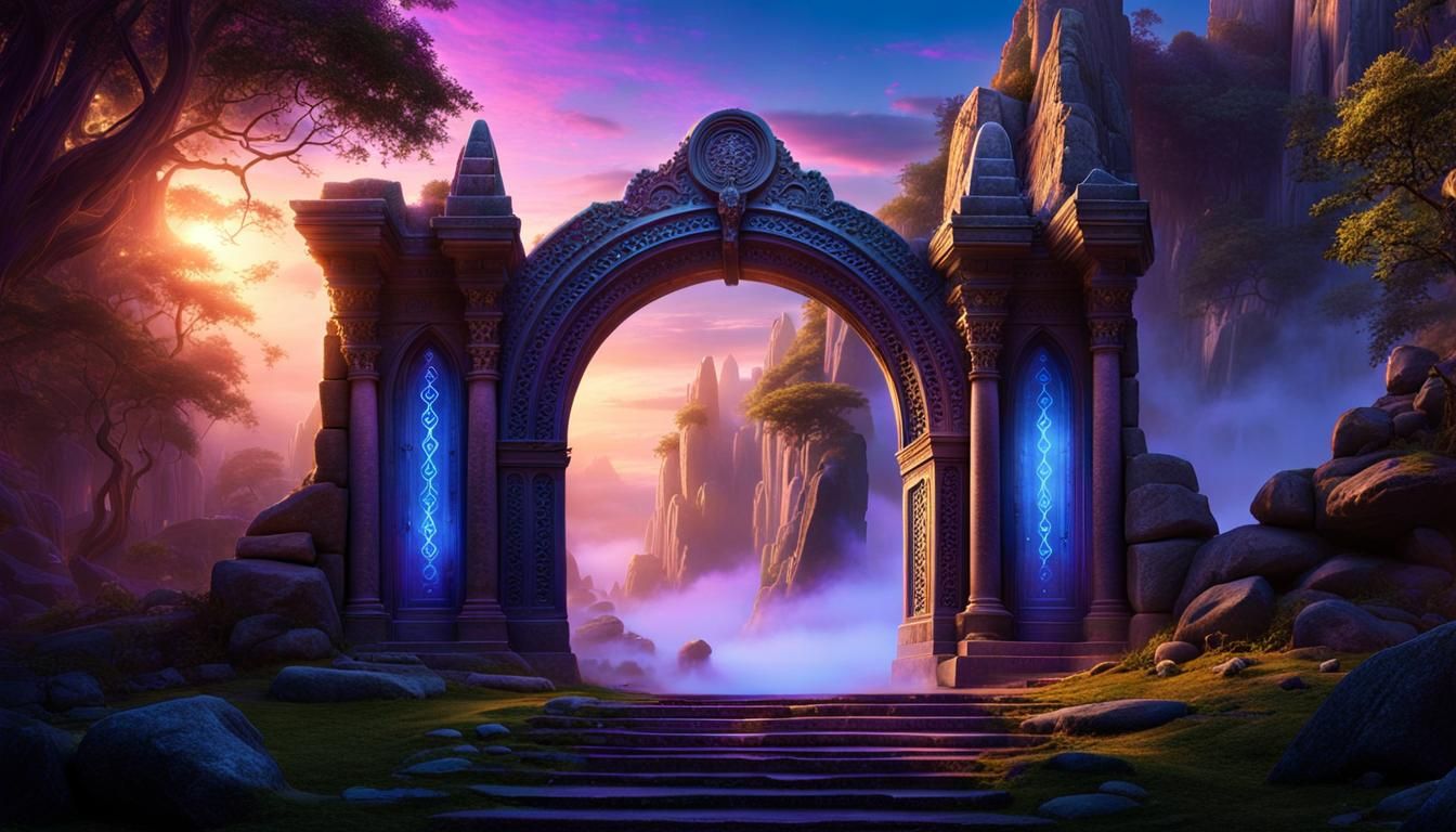 Epic Entrance - AI Generated Artwork - NightCafe Creator