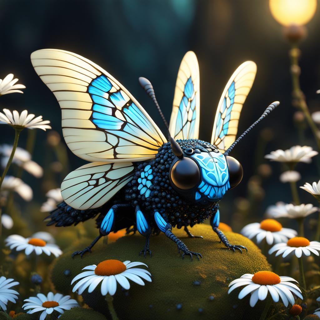 Brimstone Magpie Moth - AI Generated Artwork - NightCafe Creator