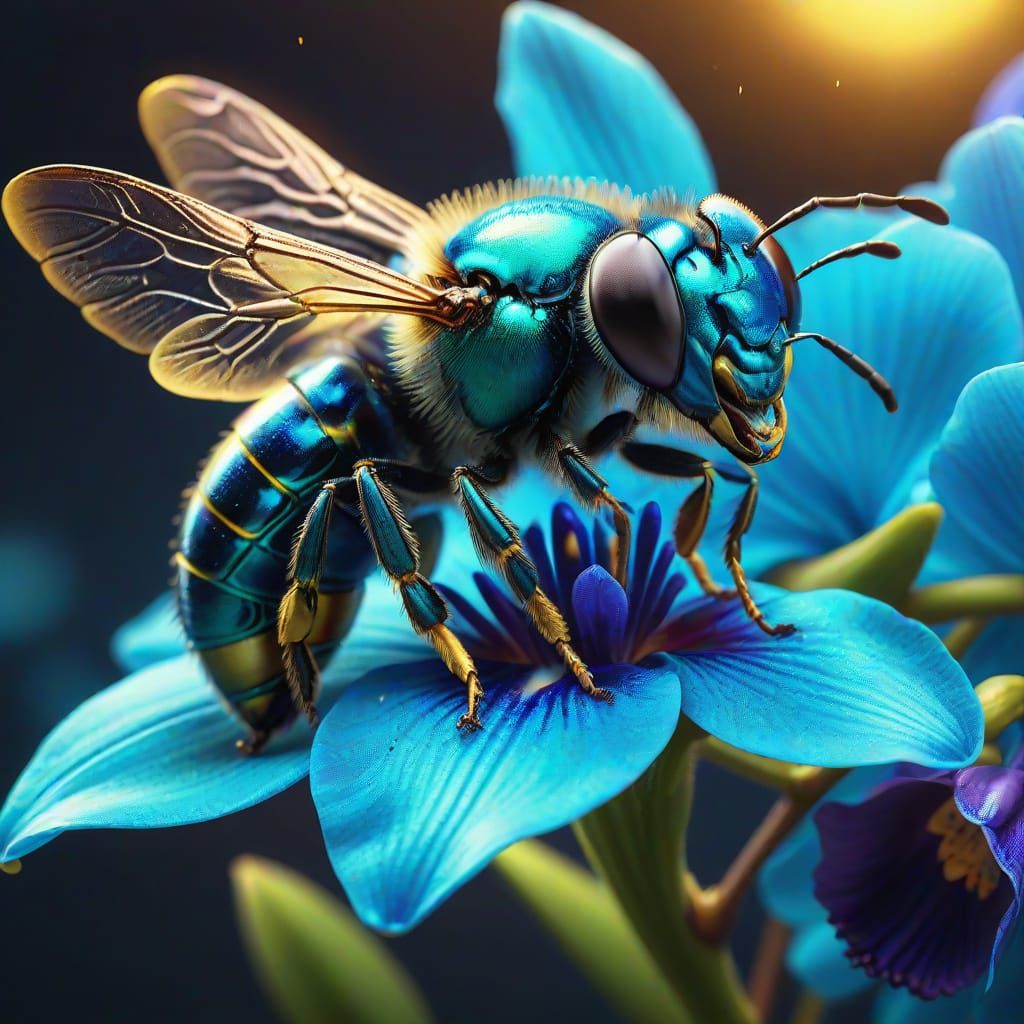 Mexican blue orchid bee - Mexican blue orchid bee