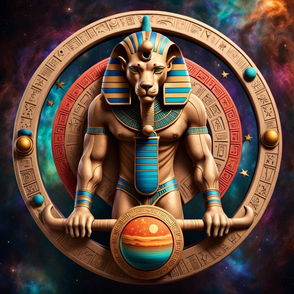 Egyptian god Khnum - AI Generated Artwork - NightCafe Creator