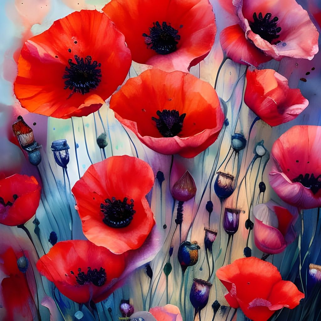 Poppy - AI Generated Artwork - NightCafe Creator