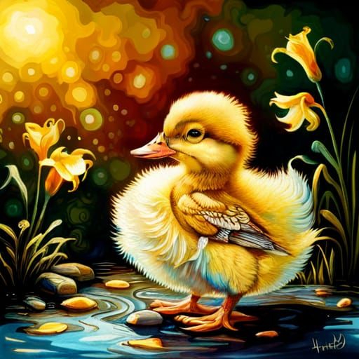 Little duckling - AI Generated Artwork - NightCafe Creator