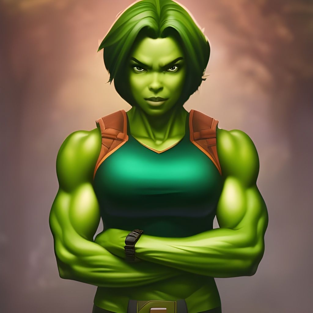 She-Hulk - AI Generated Artwork - NightCafe Creator