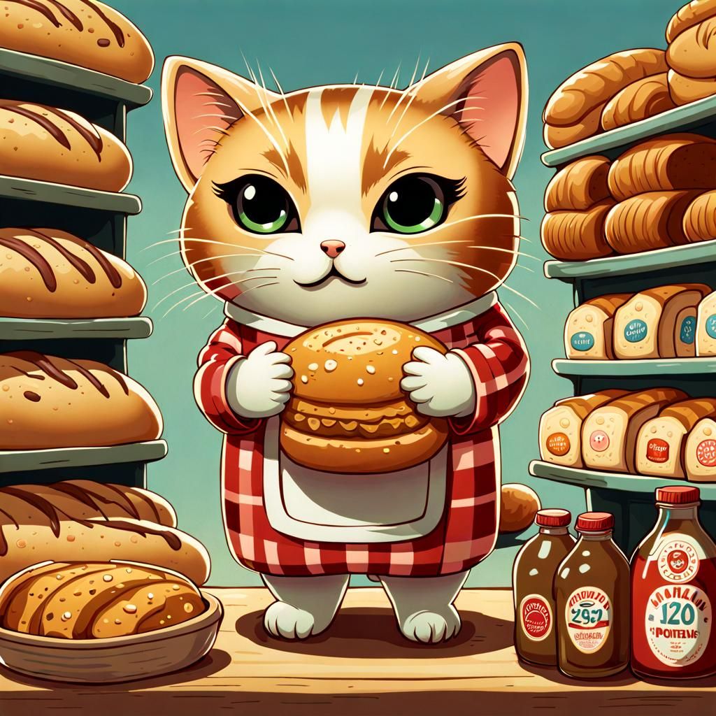 Mrs Bun, The Baker's Wife - AI Generated Artwork - NightCafe Creator