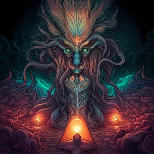 Strange Shadow Demon - AI Generated Artwork - NightCafe Creator