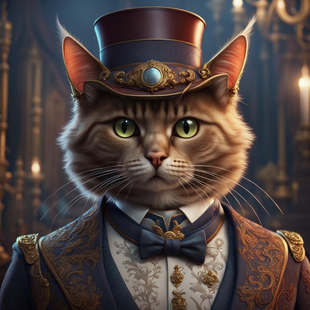 Dapper Cat Russian - AI Generated Artwork - NightCafe Creator