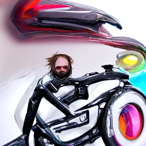 Human/motorcycle hybrid - AI Generated Artwork - NightCafe Creator