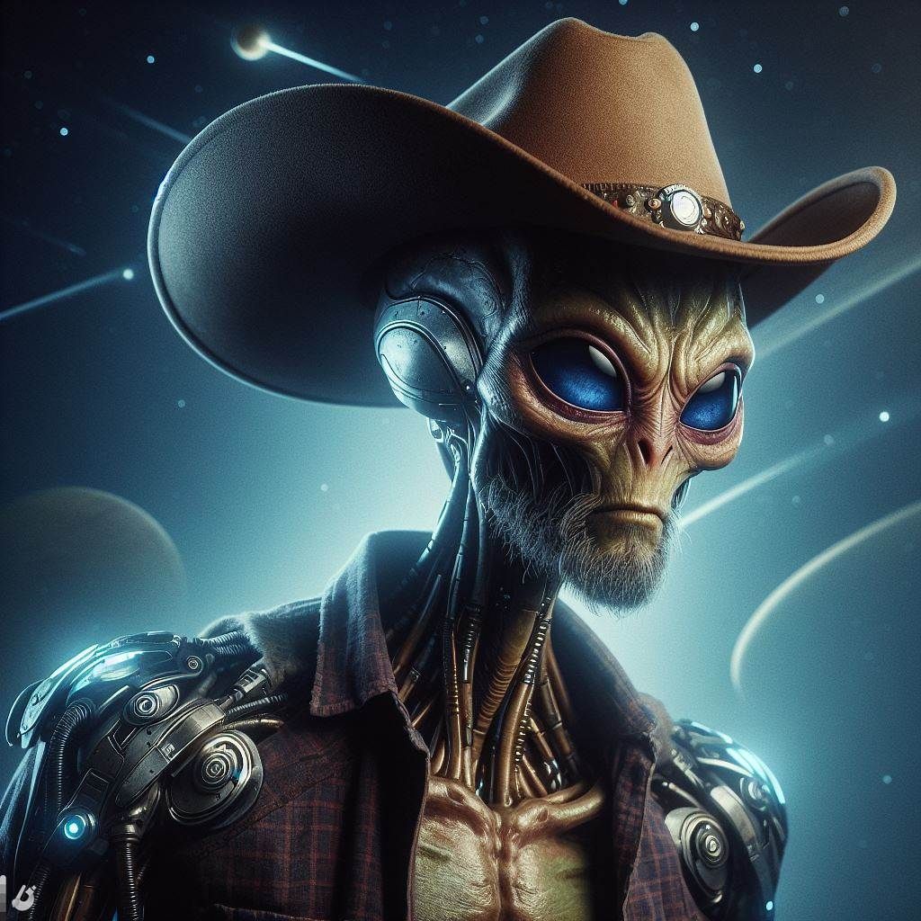 Alien Cowboys - AI Generated Artwork - NightCafe Creator