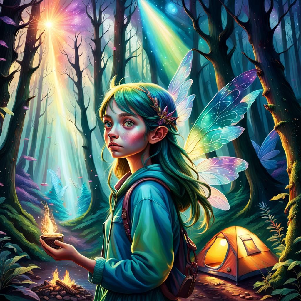 One Fairy’s Journey - AI Generated Artwork - NightCafe Creator