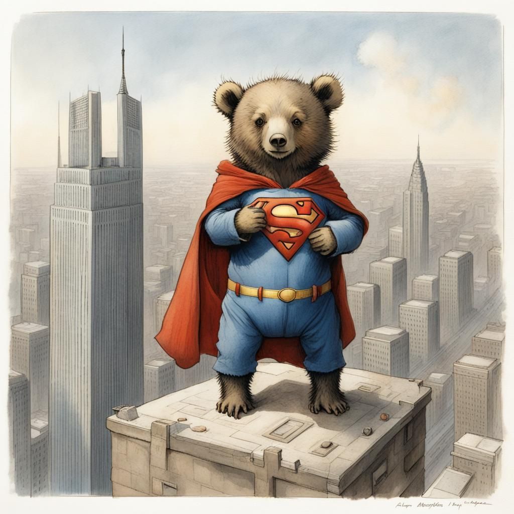 Superbear - AI Generated Artwork - NightCafe Creator